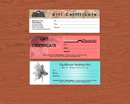 Gift Certificate Size UPrinting